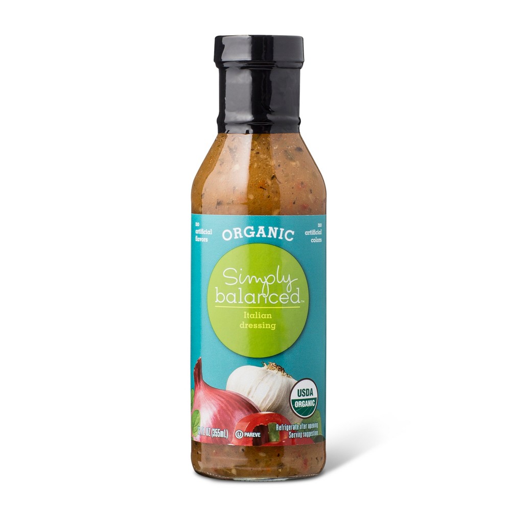Diet info for Organic Italian Dressing 12 fl oz - Simply Balanced ...