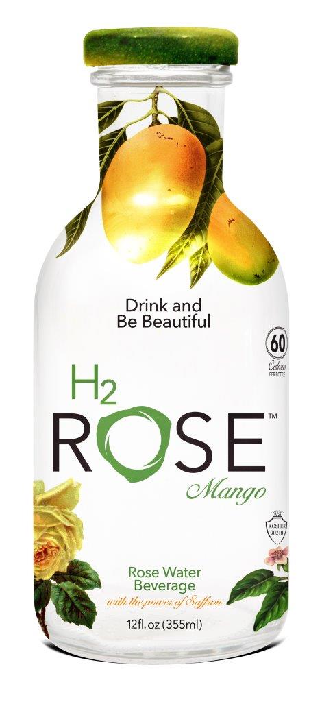 Diet info for H2rOse Rose Water Beverage Mango - 12 Fl. Oz. - Spoonful