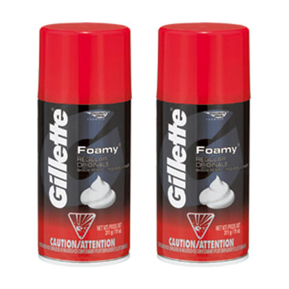 Gillette Shave Foam - Foamy Regular - 11 Oz - RusselcoInc