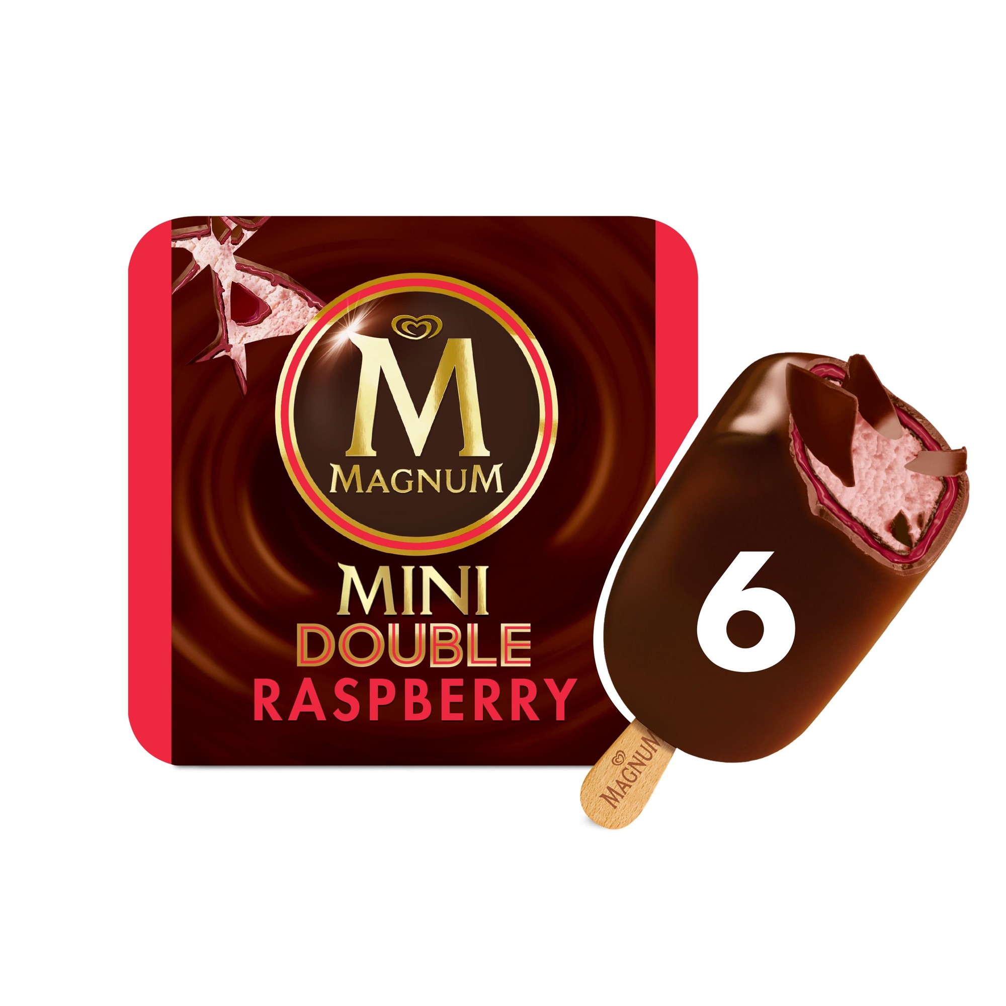 Diet info for DOUBLE RASPBERRY ICE CREAM DIPPED IN A CHOCOLATEY COATING ...