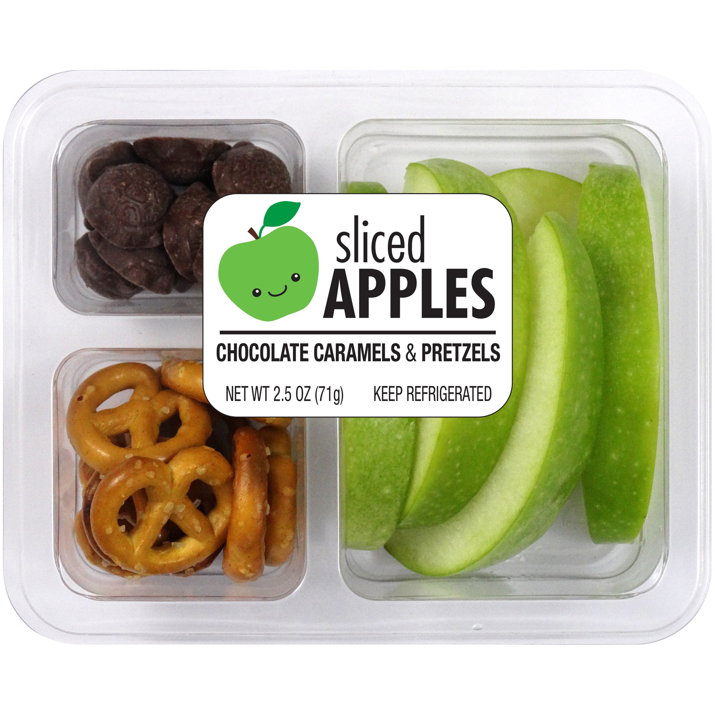 Reichel Foods Sliced Apples, Chocolate Caramels & Pretzels, 2.5 oz ...