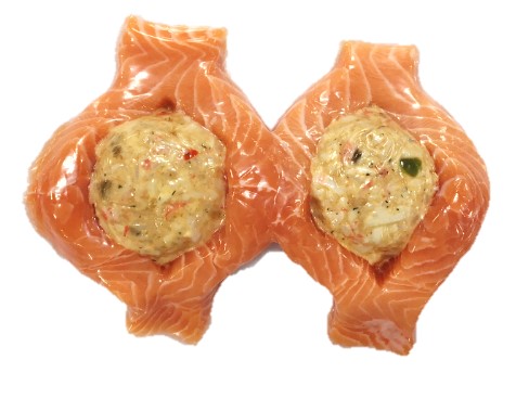 Diet info for Seafood Stuffed Fresh Atlantic Salmon - Spoonful