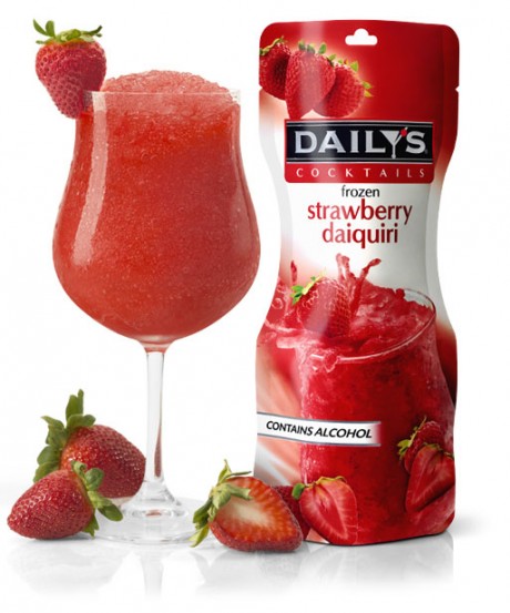 Diet info for Daily's Strawberry Daiquiri Frozen Pouch, 4 pack, 10 fl ...