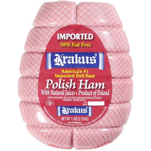 Diet info for Krakus Polish Ham With Natural Juices, 7 lb - Spoonful