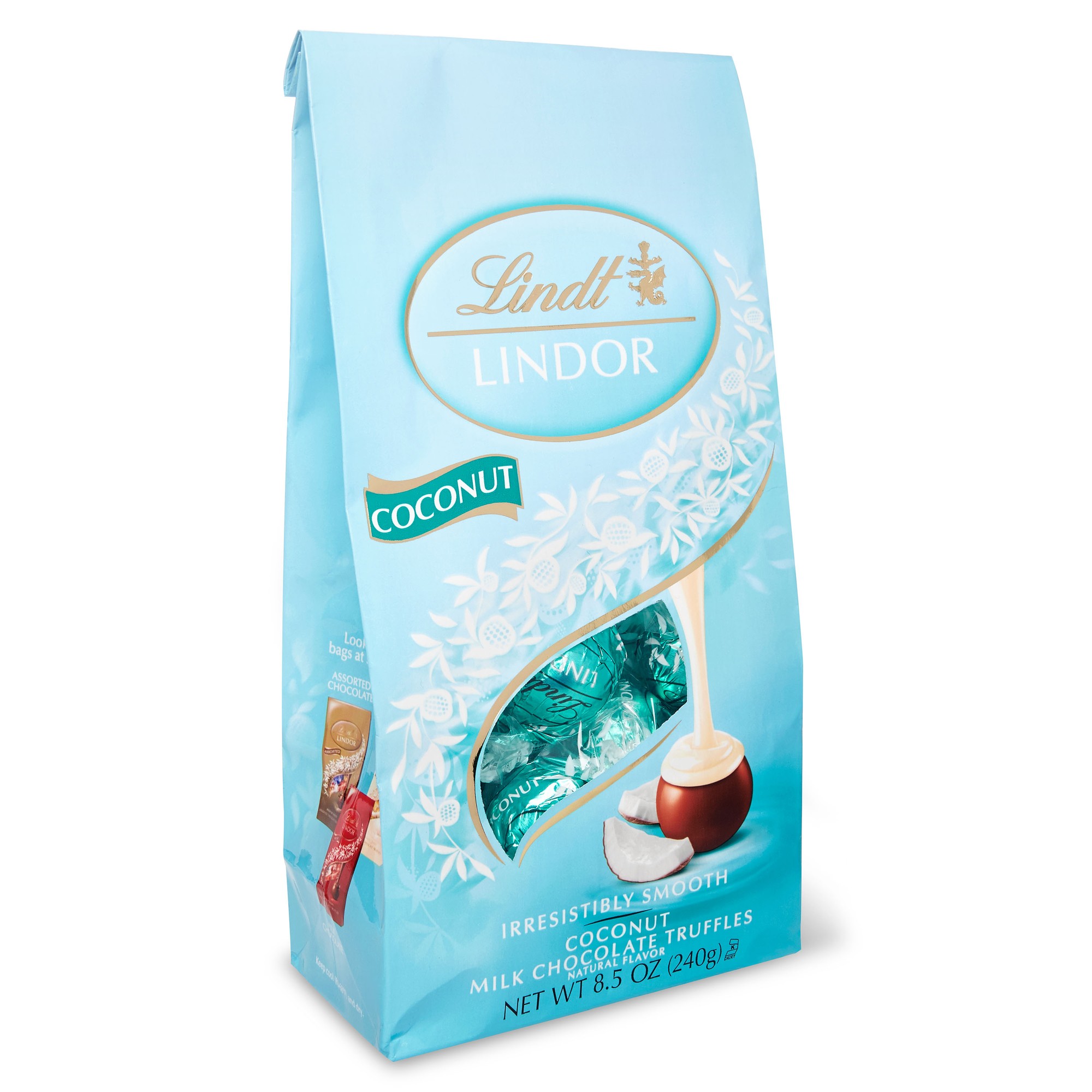 Diet info for Lindt Lindor Coconut Milk Chocolate Truffles - Spoonful