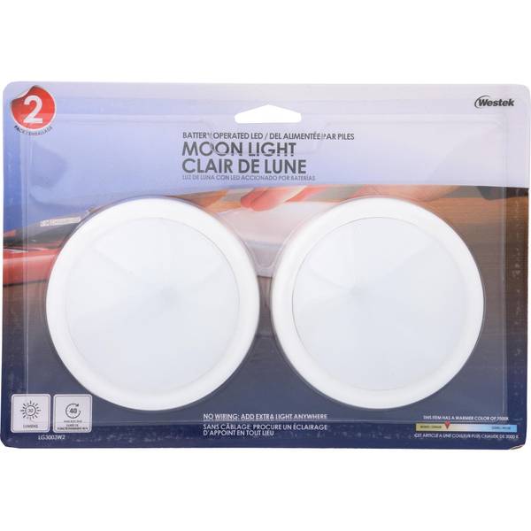 LED Moon Puck Light (2-Pack)