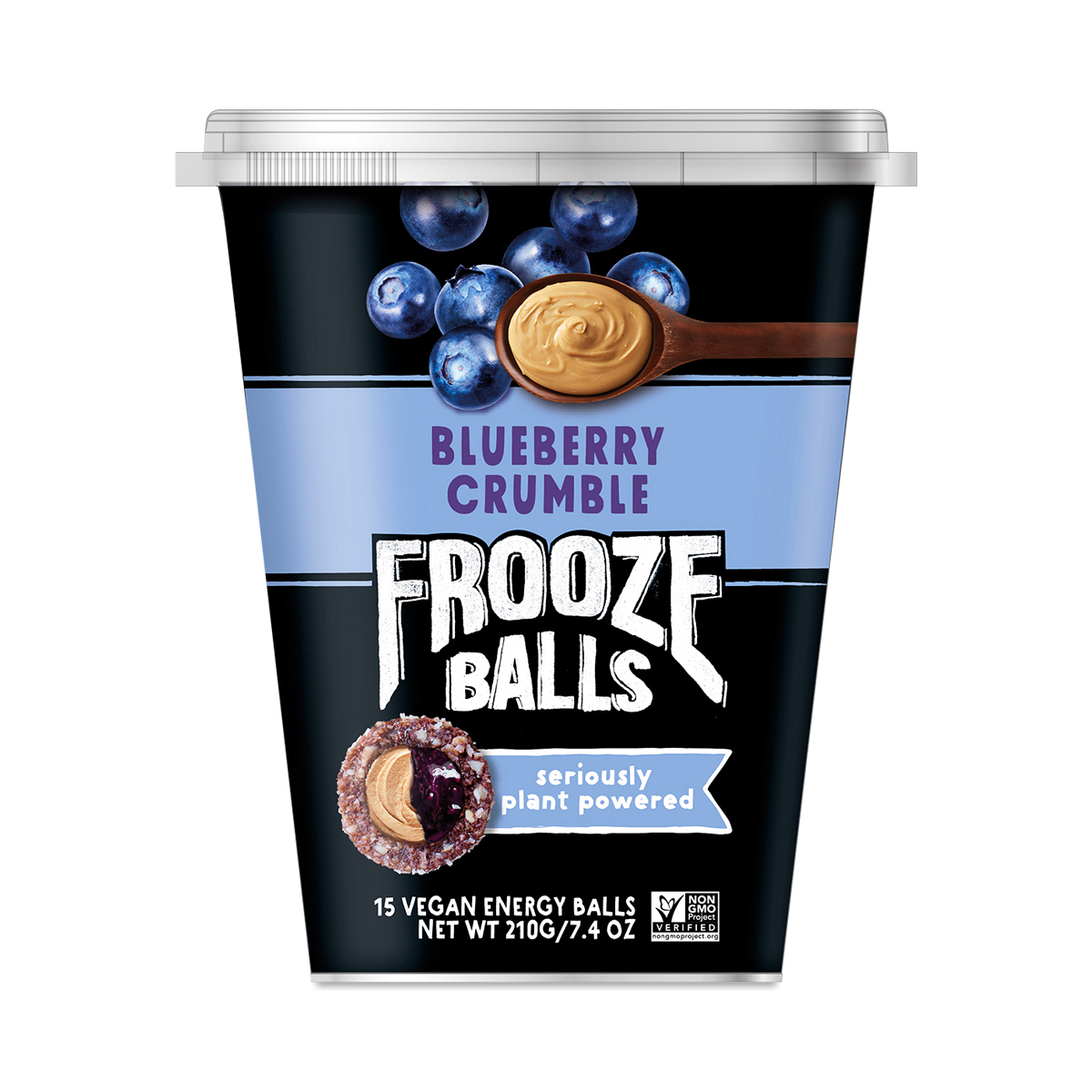 Frooz Balls Blueberry Crumble 100% Plant Powered Ingredients | Spoonful