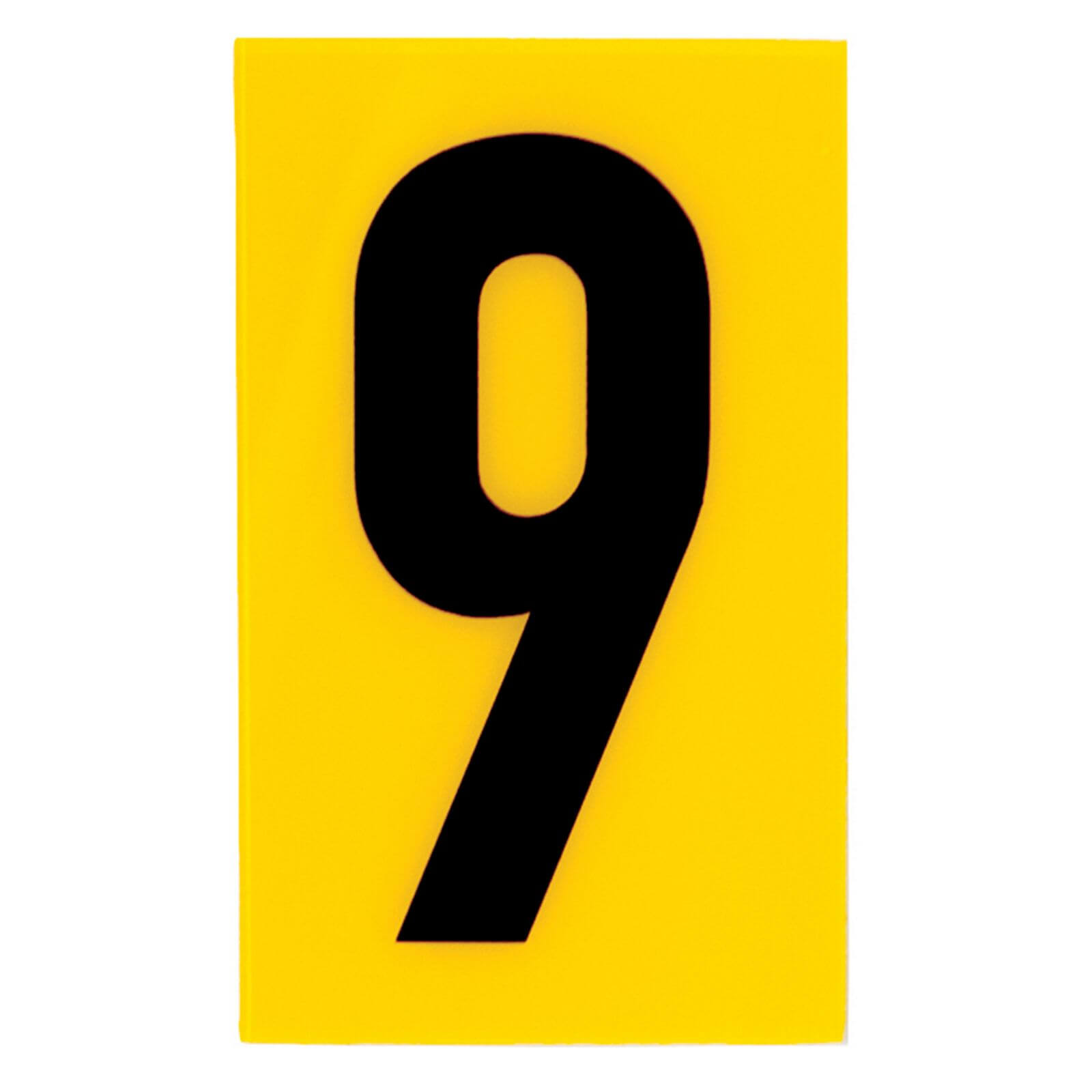 Strong Plastic Yellow & Black House Numbers 35x60mm Self Adhesive | eBay UK