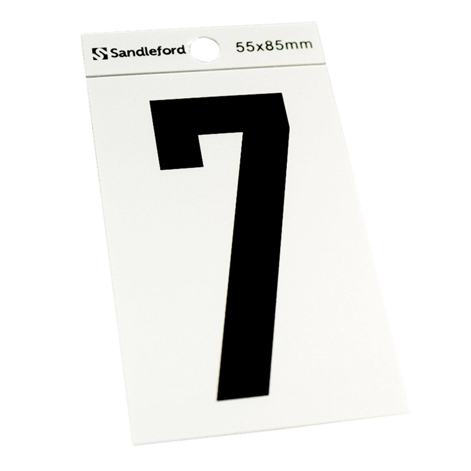 Strong Plastic Silver & Black House Numbers 55x85mm Self Adhesive | eBay UK