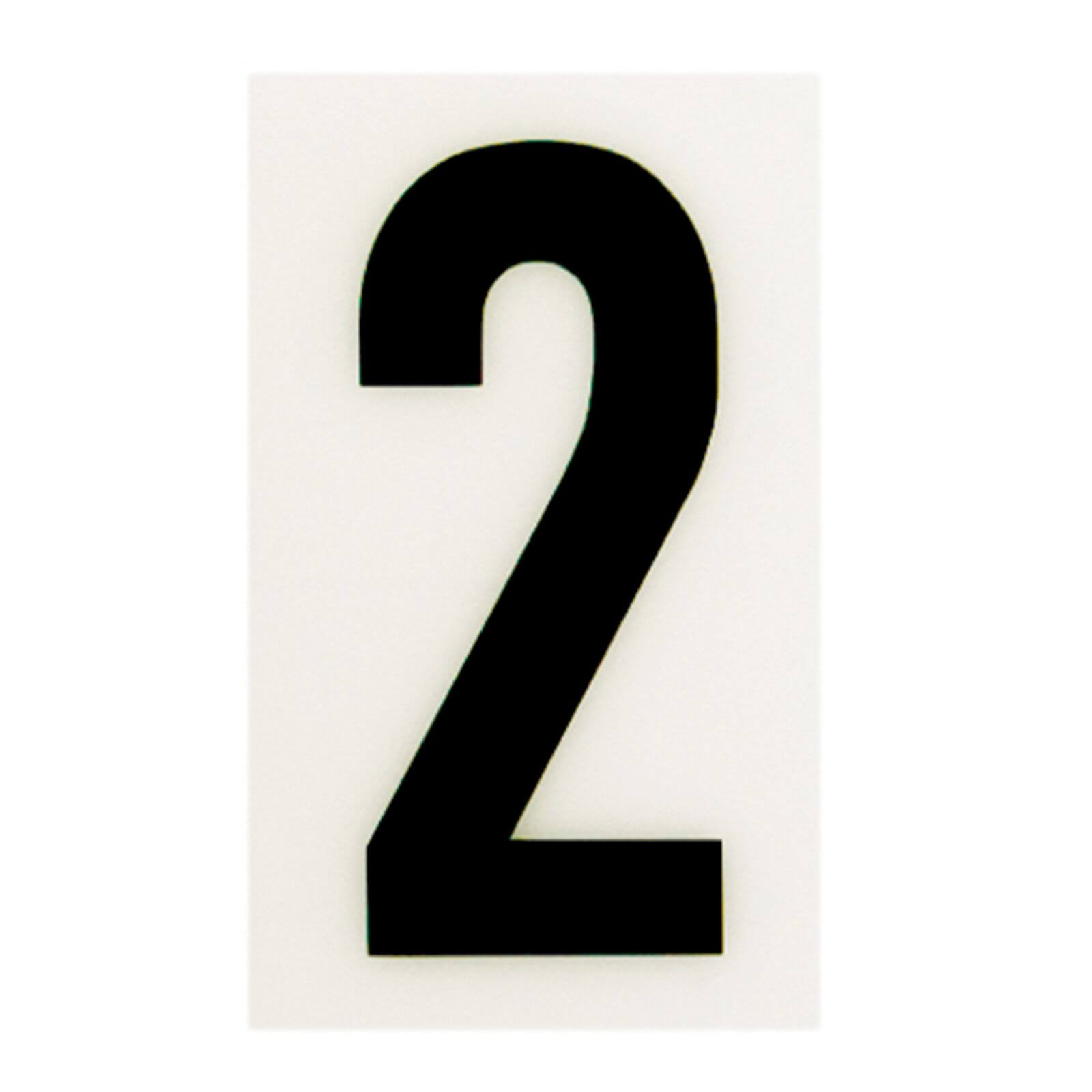 Strong Plastic White & Black House Numbers 35x60mm Self Adhesive | eBay UK