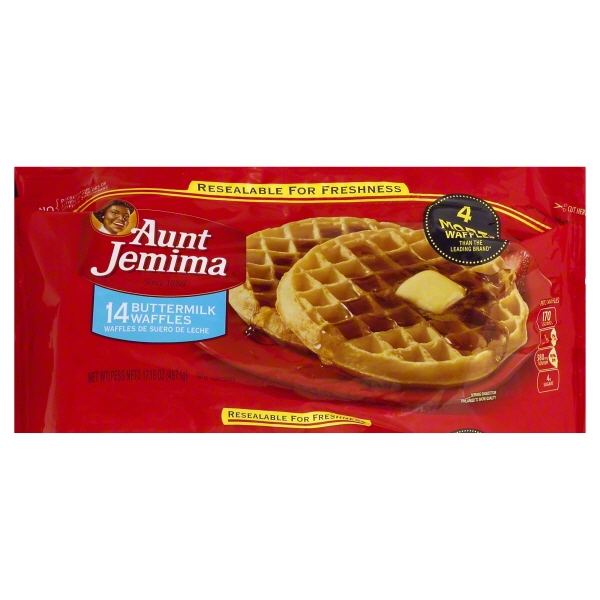 AUNT JEMIMA, BUTTERMILK WAFFLES - Spoonful