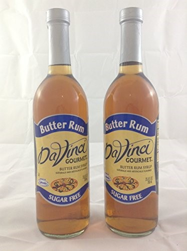 Diet info for DaVinci Gourmet Butter Rum Sugar Free Syrup 25.4 FL OZ ...