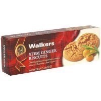 Walkers Stem Ginger Biscuits Cookies, 5.3 oz (Pack of 12) Ingredients ...
