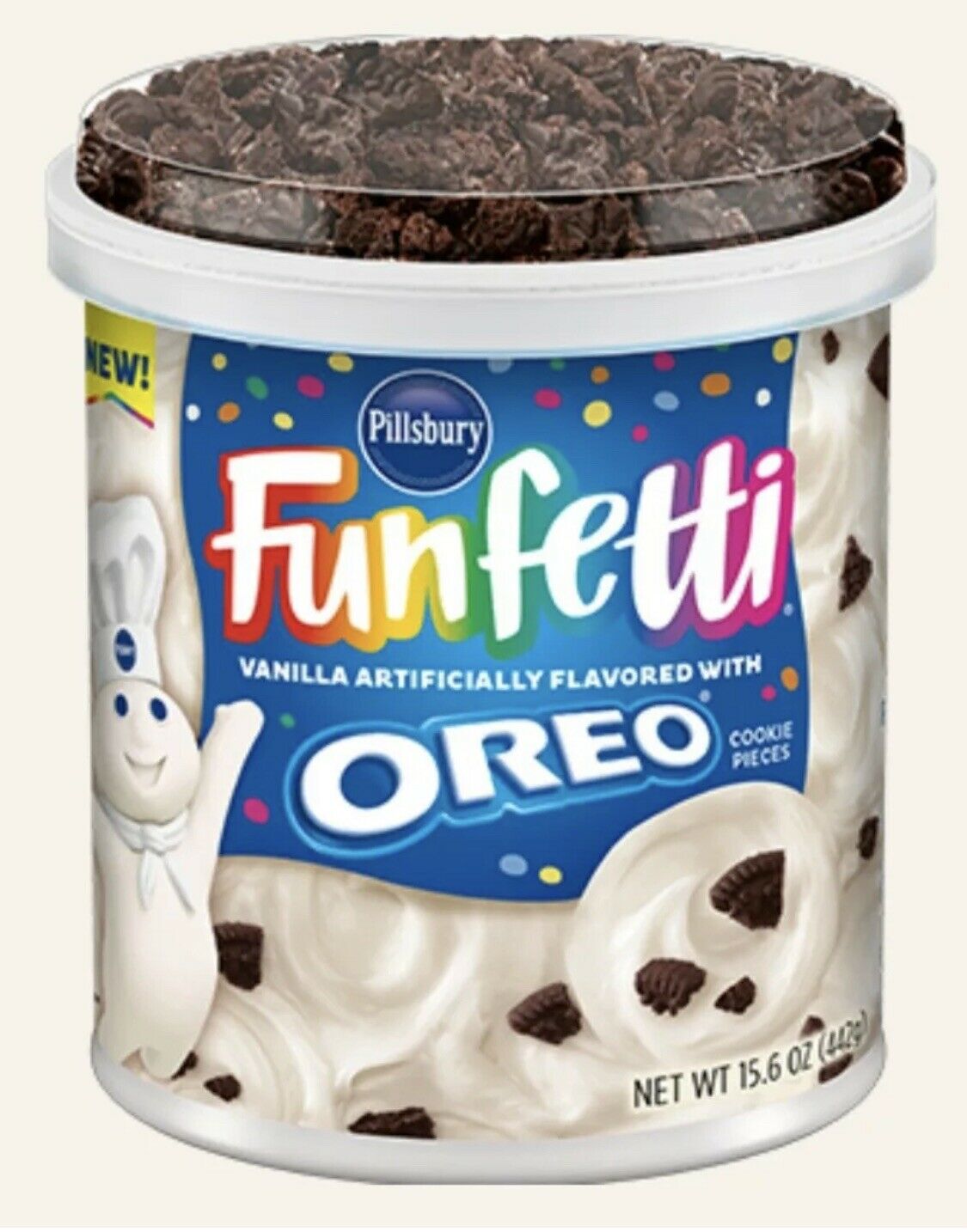 Diet info for VANILLA FLAVORED WITH OREO COOKIE PIECES FROSTING ...