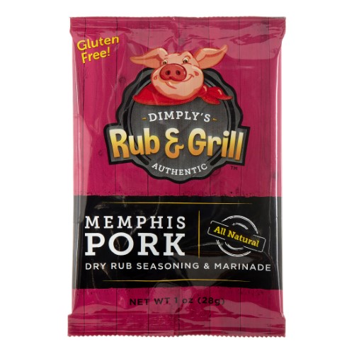 DIMPLY'S RUB & GRILL, MEMPHIS PORK DRY RUB SEASONING Ingredients | Spoonful