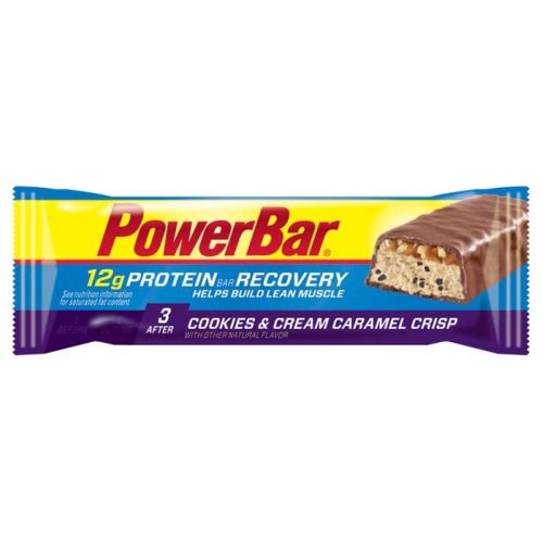 POWERBAR, 12G PROTEIN RECOVERY BAR, COOKIES & CREAM CARAMEL CRISP ...