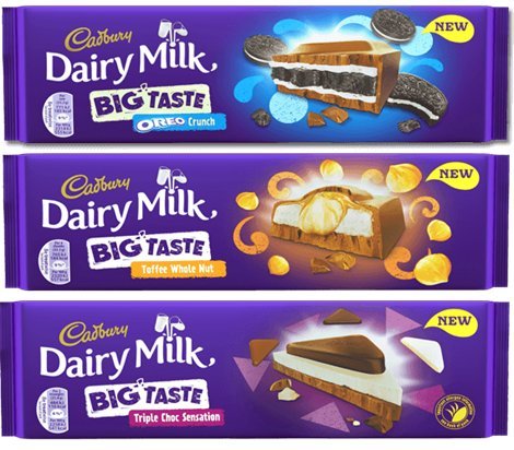 CADBURY DAIRY MILK CHOCOLATE TABLET TRIO 300 GR Ingredients | Spoonful