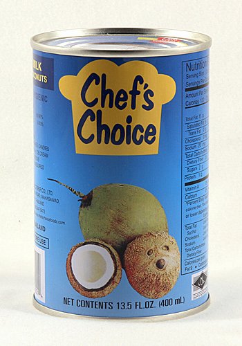 CHEF'S CHOICE, COCONUT MILK Ingredients | Spoonful