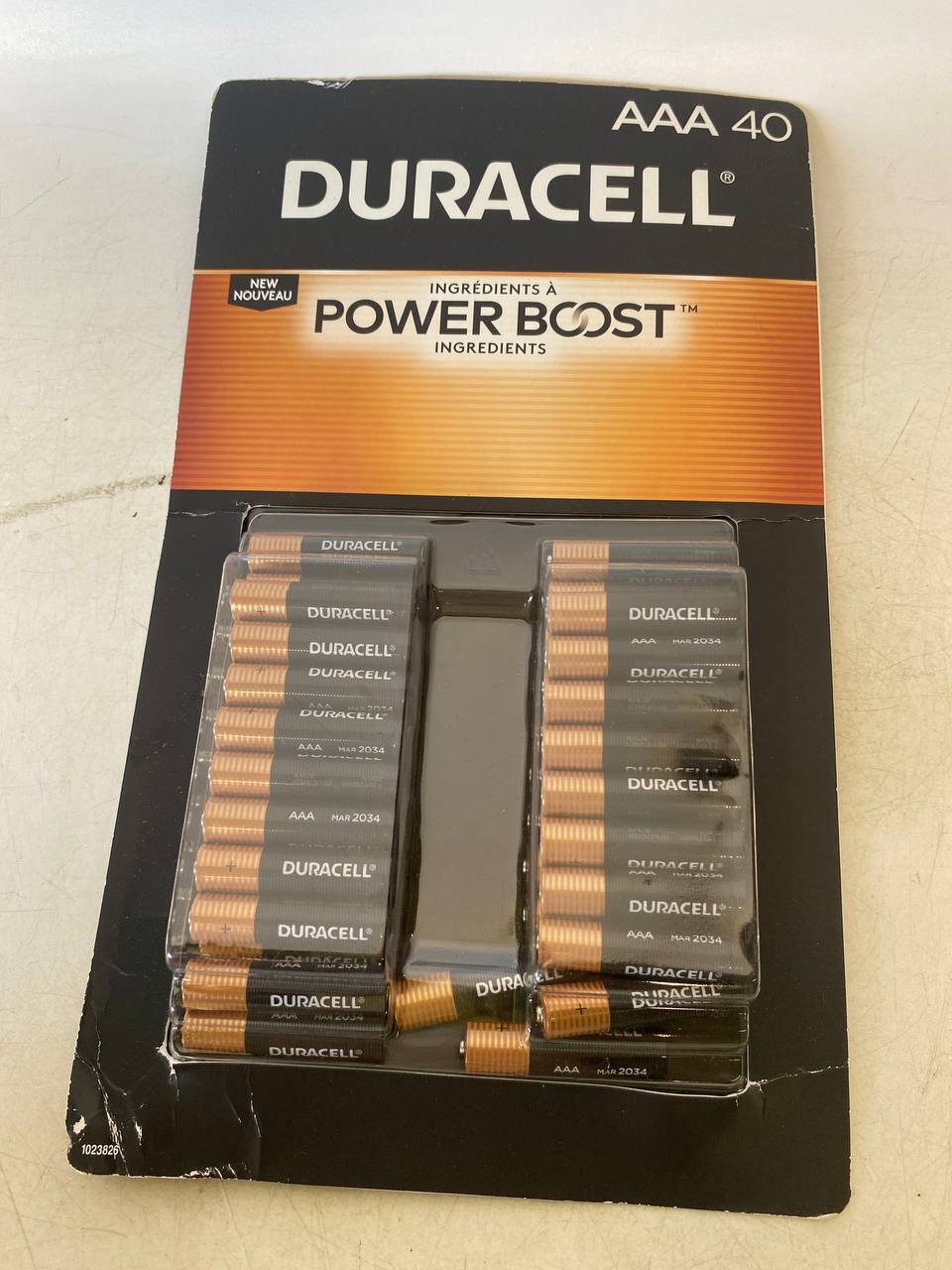Duracell Power Boost Coppertop Alkaline AAA Batteries 40 Pack
