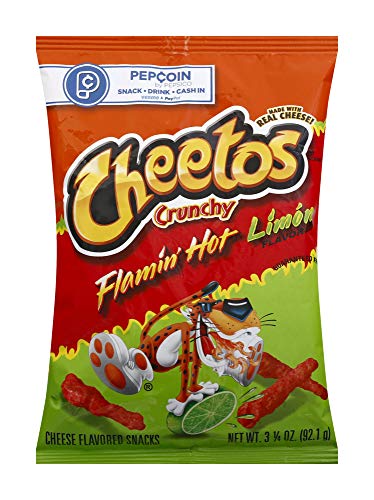 Cheetos Baked 50% Less Fat Flamin' Hot Limon Flavored Ingredients ...