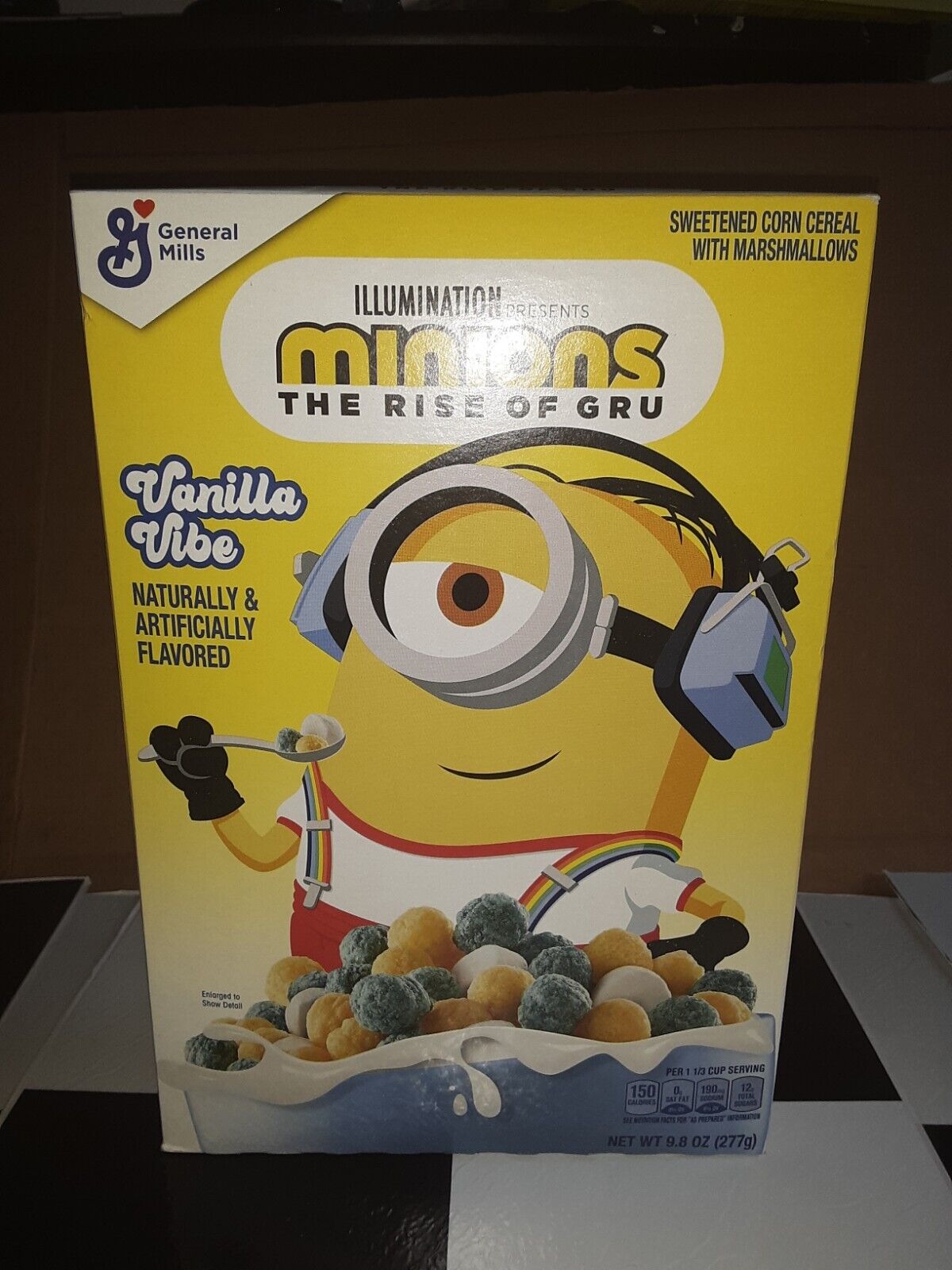 Diet info for Illumination Minions The Rise of Gru Vanilla Vibe Cereal ...