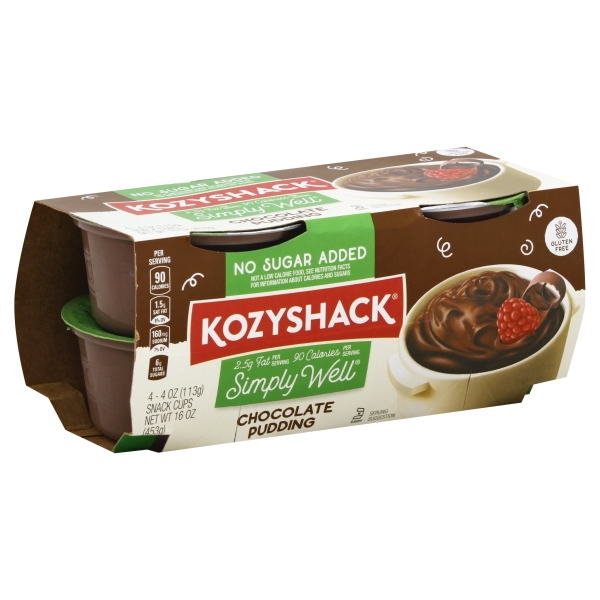 Diet info for Kozy Shack Simply Well No Sugar Added Gluten-Free ...