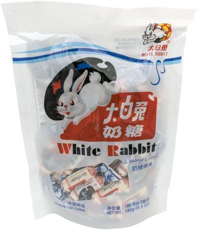 Diet info for White Rabbit Creamy Candy 180g - Spoonful