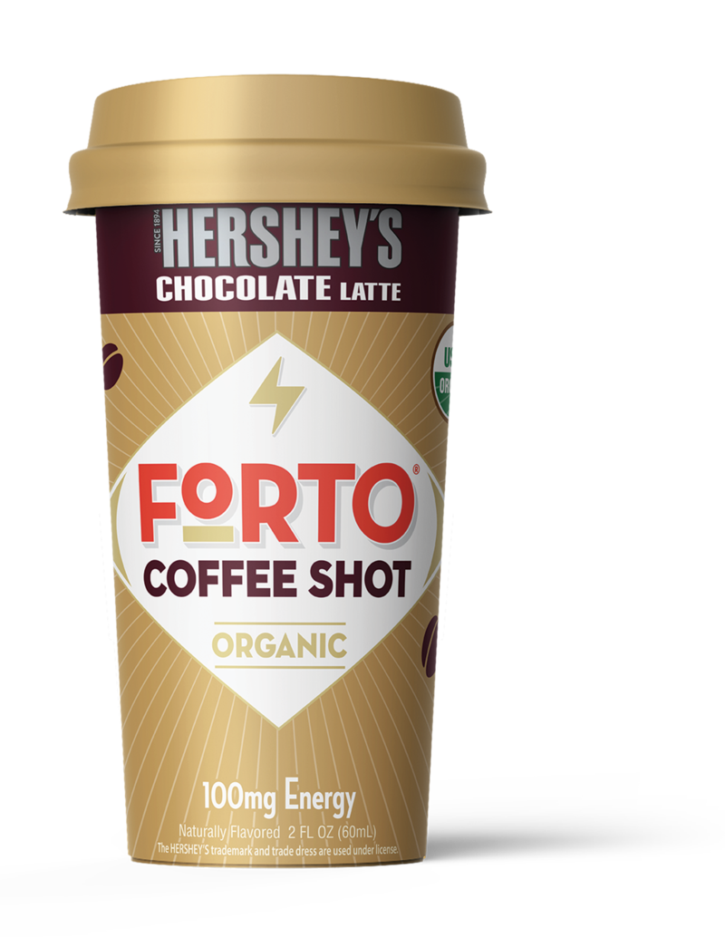FORTO Coffee Shots: 100mg Energy, Hershey’s Chocolate – Real Organic ...
